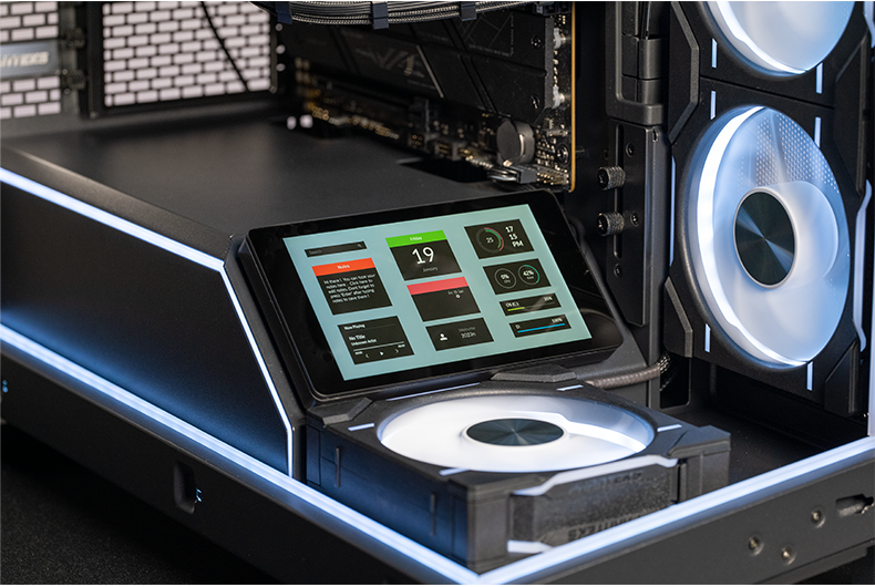 Phanteks HRLCD universal 5.5 นิ้ว 2K หน้าจอแสดงผล LCD ความละเอียดสูง ...