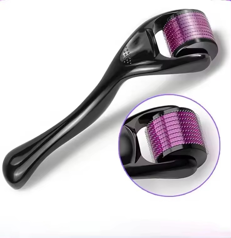 Derma Roller 540 Microneedling Darma Roller Beard Growth Hair Roller Micro Needle Face ...