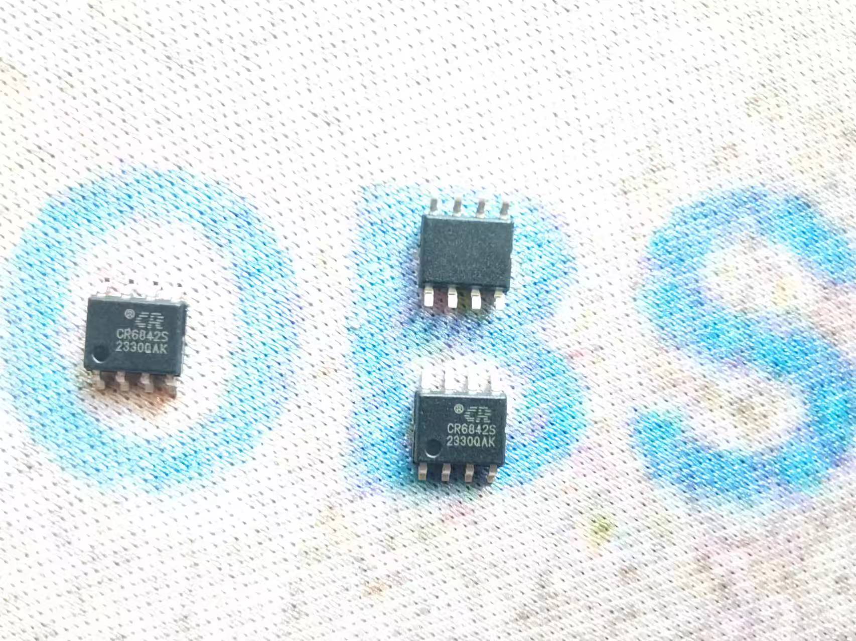 ((10 ชิ้น) CR6842S ยี่ห้อใหม่ CR6842 PWM Power Controller ชิป IC SOP8 ...
