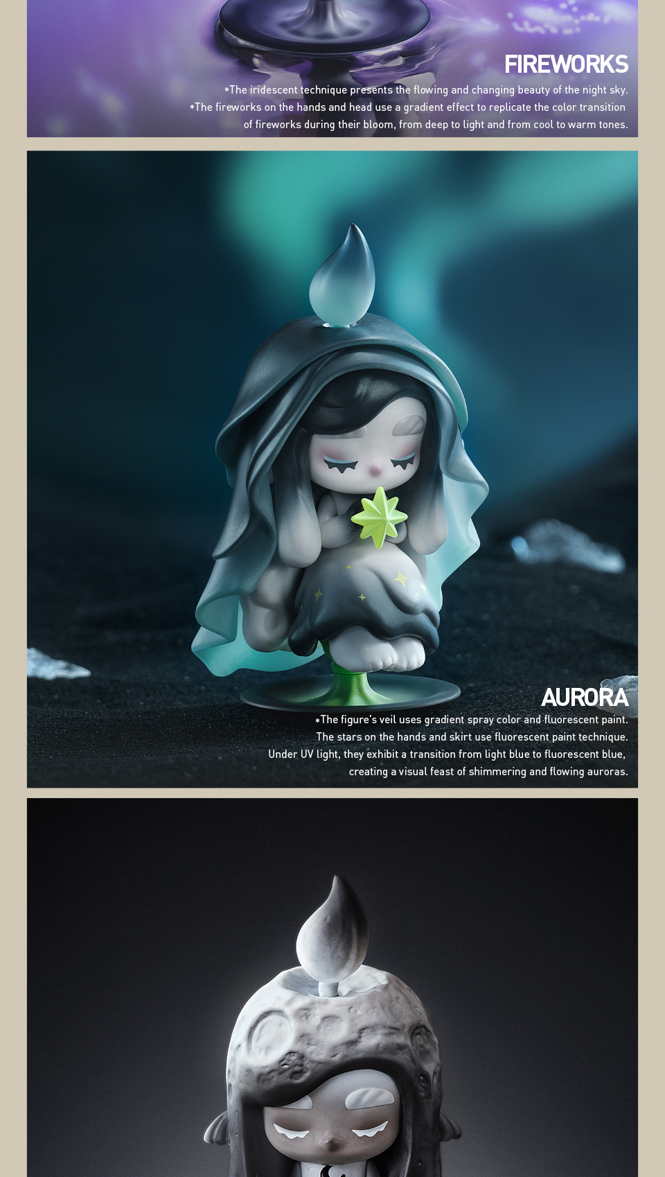 POP MART CHAKA Light Sprite Series Figures Blind Box Action Toys Figure ...