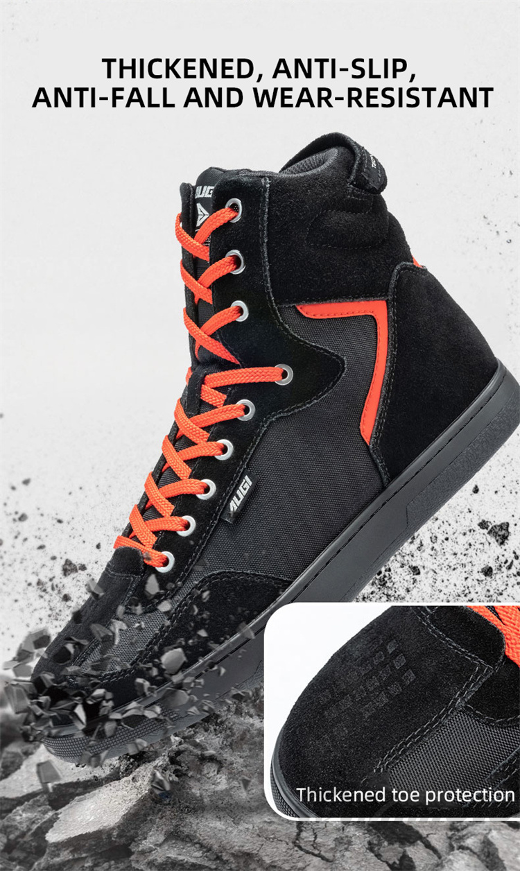 Augi รองเท้าขี่รถจักรยานยนต์ผู้ชาย Anti-fall ขี่จักรยานกีฬากลางแจ้ง ...