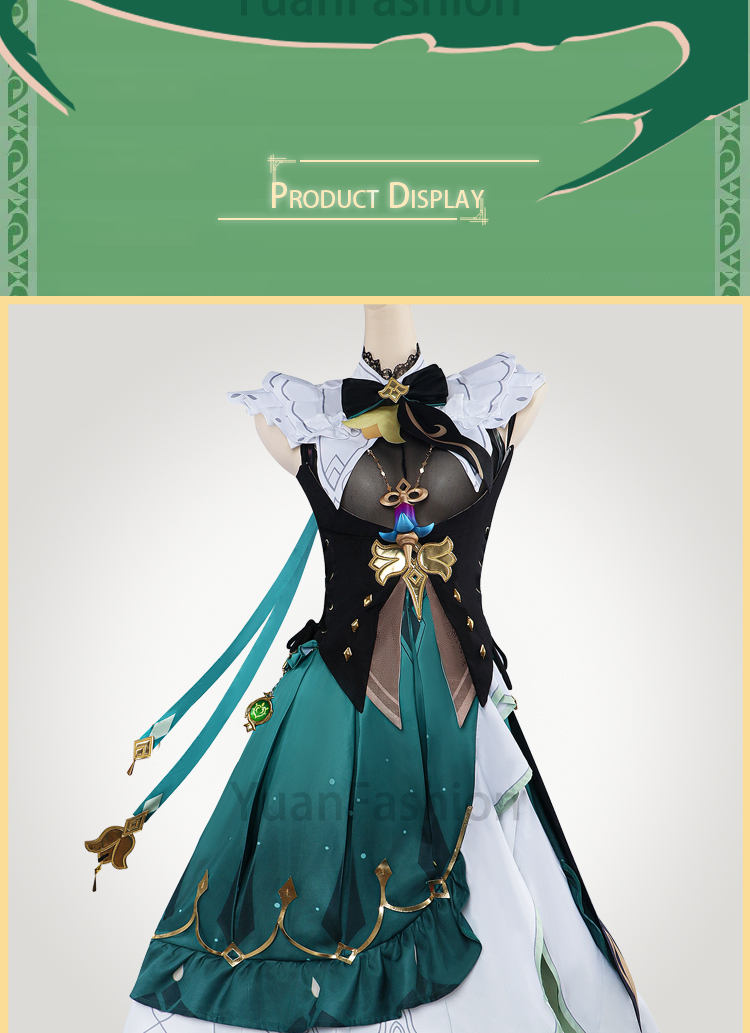 Genshin Impact Emilie Cosplay Outfit | Full Set Costume Inspired by ...