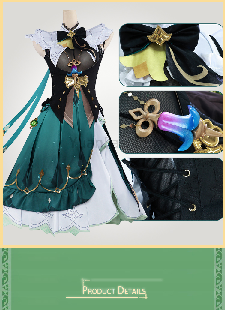 Genshin Impact Emilie Cosplay Outfit | Full Set Costume Inspired by ...