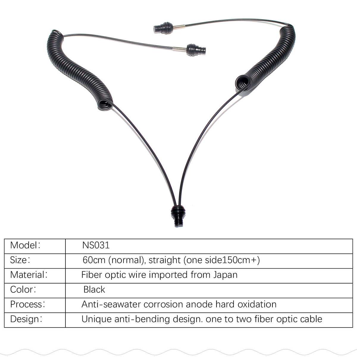 ดําน้ําแฟลช Multi-core สายไฟเบอร์ออปติก Ball สําหรับกล้อง sea & sea Ys D2 YSD3 Inon S-2000 Z330 ...