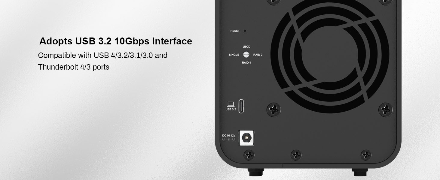 [DAS] TERRAMASTER D2-320 RAID 2 bay disk Type-c ตลับฮาร์ดดิสก์ | Shopee ...