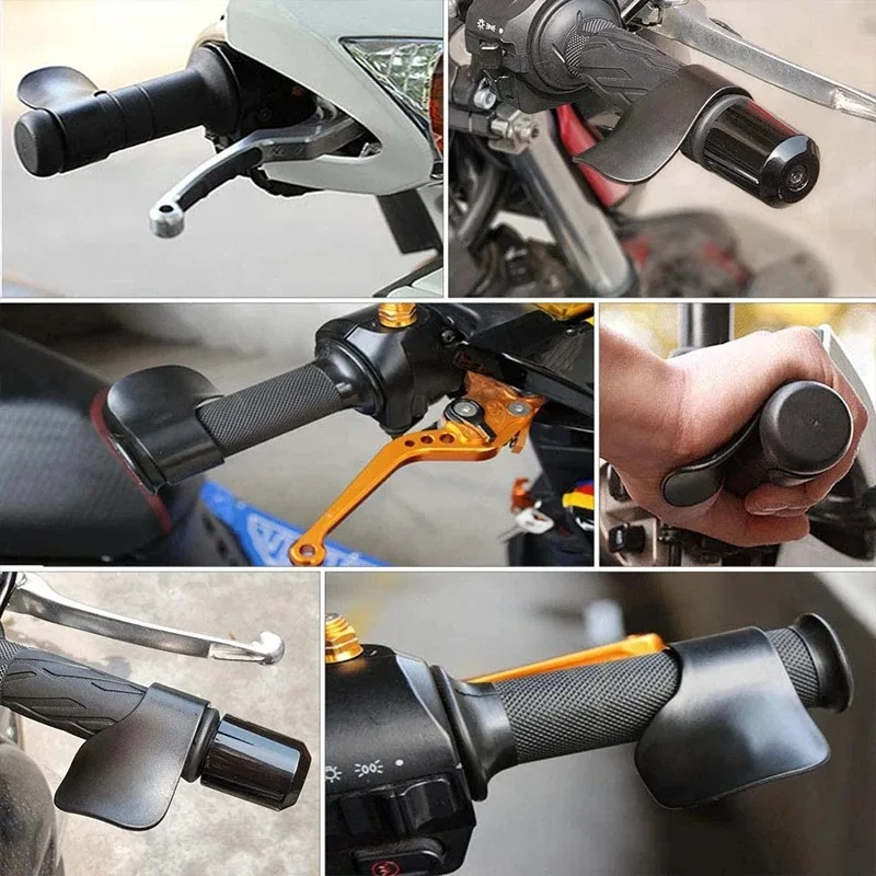 Universal คาร์บอนไฟเบอร์รถจักรยานยนต์คันเร่งเสริม Grip Cruise Control ...