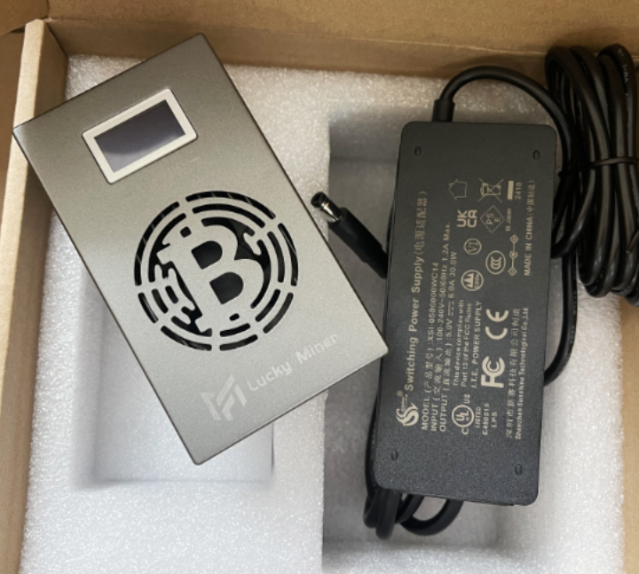 ⭐⭐⭐ใหม่ Lucky Miner V6 LV06 Bitcoin Miner 504G HASH Power 13W BTC Solo ...
