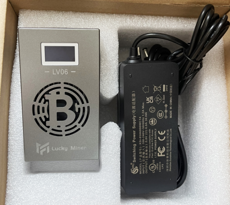 ⭐⭐⭐ใหม่ Lucky Miner V6 LV06 Bitcoin Miner 504G HASH Power 13W BTC Solo Lotto Miner Better Than ...