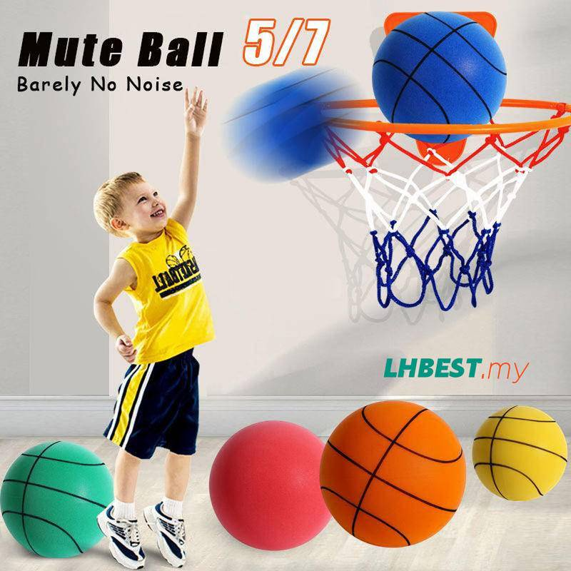 3rd Generation Silent Ball Cloth Covered Mute Basketball Toys PU ...
