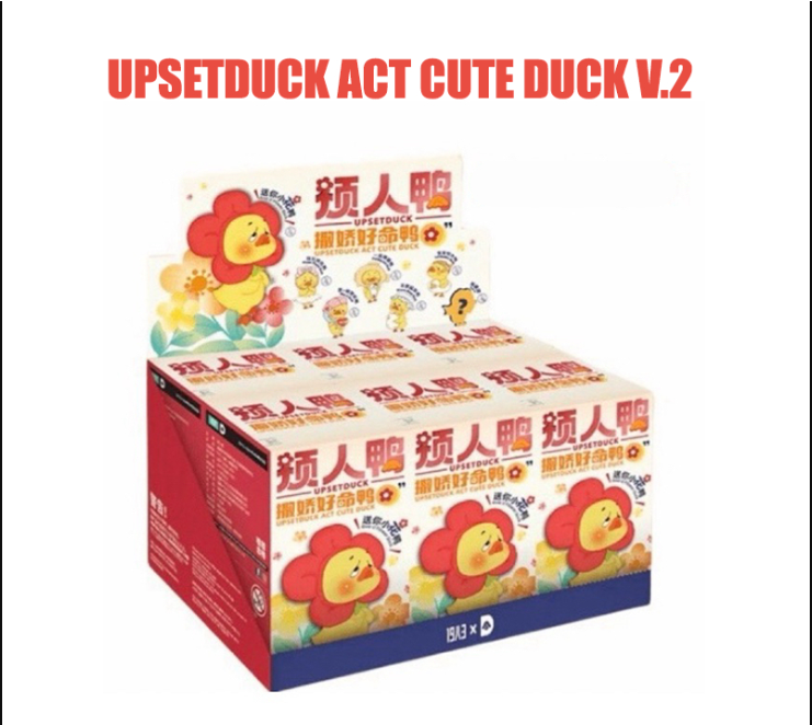 6 ชิ้น Upset Duck V.1 และ V.2 Act Duck Annoying Duck กล่องของเล่นตุ๊กตา ...
