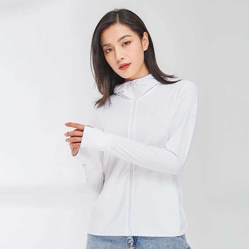 เสื้อโค้ทแจ็กเก็ต กันลม มีฮู้ด แฟชั่นฤดูร้อน สําหรับผู้หญิง Upf50+ 2024 | Shopee Thailand