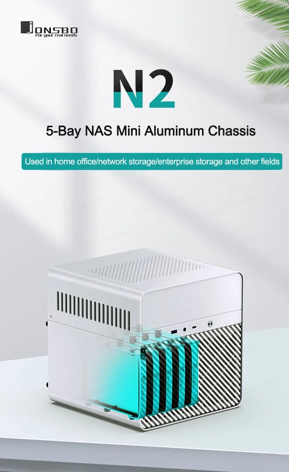 Jonsbo N2 NAS เคสฮาร์ดดิสก์เซิร์ฟเวอร์ PC 5 ตําแหน่ง ITX ขนาดเล็ก สําหรับบ้าน ออฟฟิศ | Shopee ...