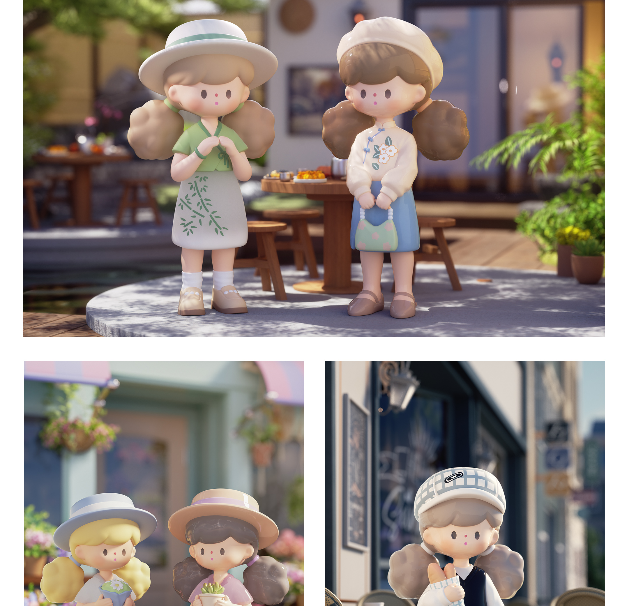 FINDING UNICORN Molinta Spring City Wandering Series Blind Box（10 Pcs ...