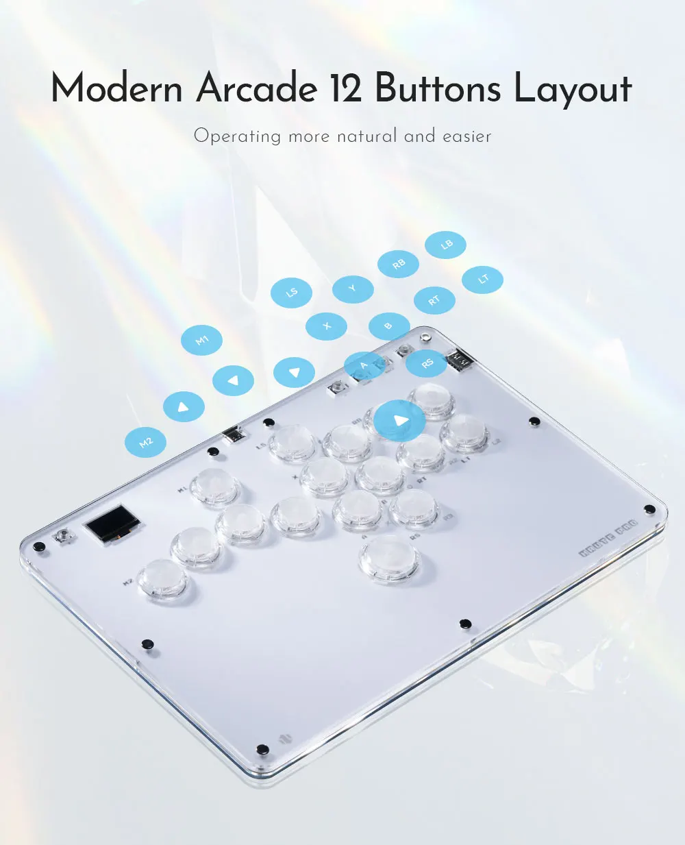 ⭐Haute42 R16 จอยสติ๊กอาเขต Hitbox Controller ปุ่มขอบ leverless อาเขต ...