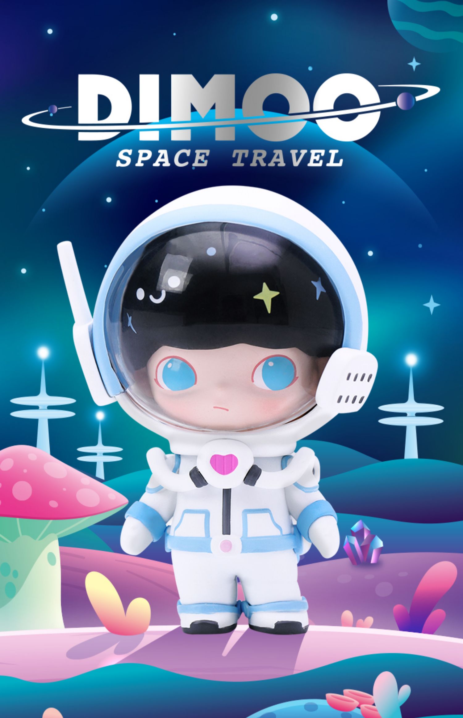 POP MART DIMOO space travel series Random box | Shopee Thailand