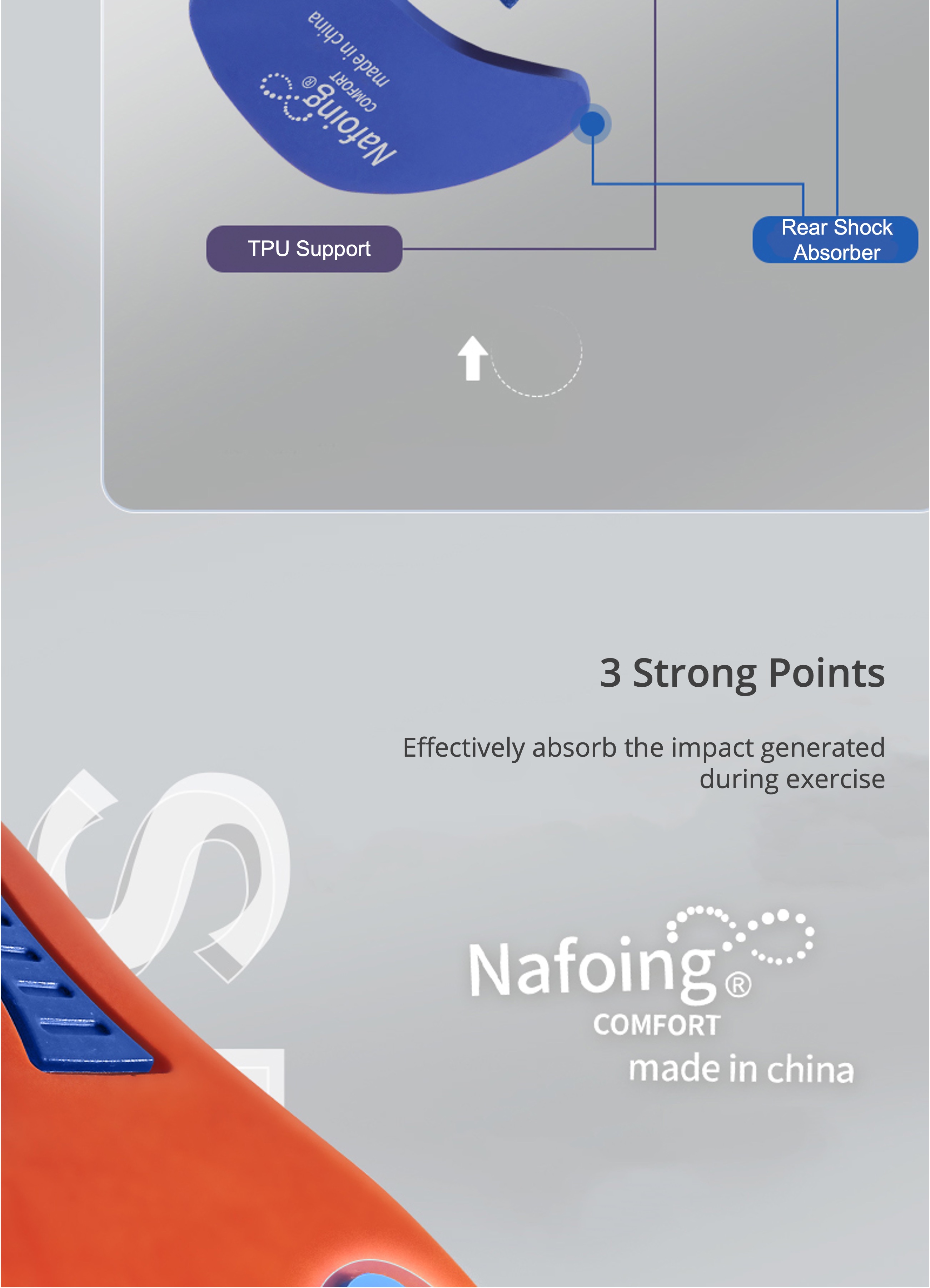 Sports Elasticity Insoles Shoes Sole Unisex Technology Breathable ...