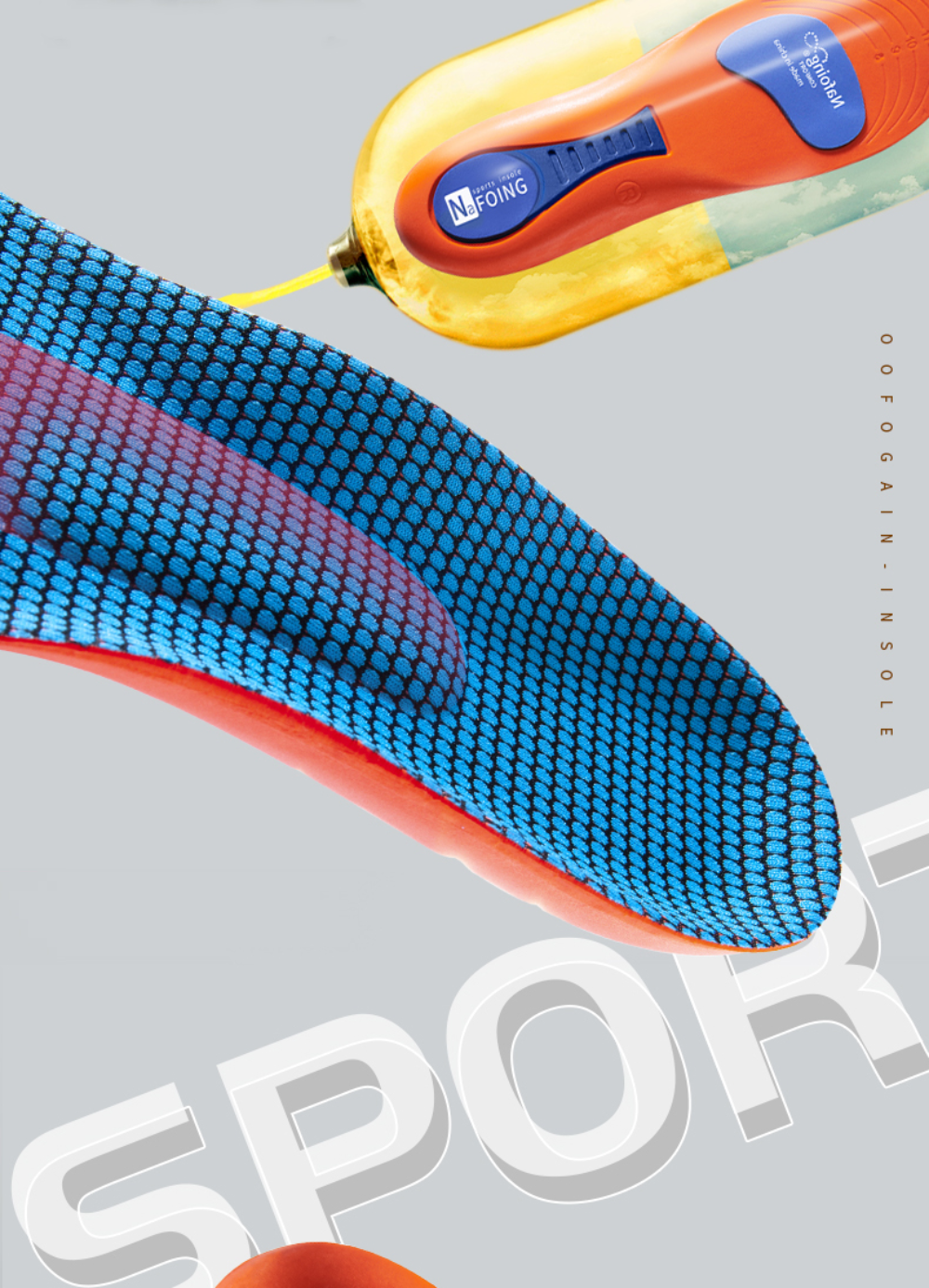 Sports Elasticity Insoles Shoes Sole Unisex Technology Breathable ...