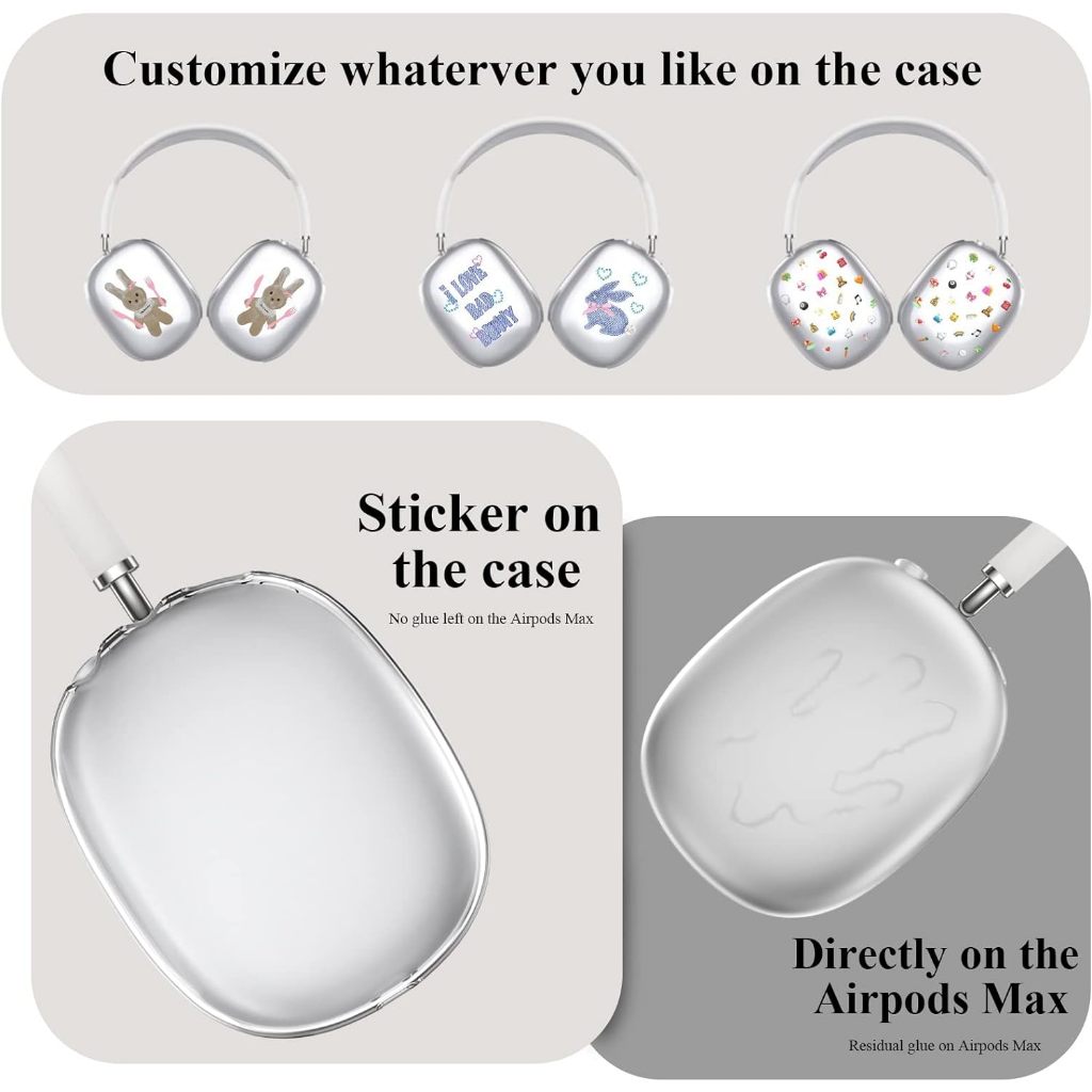 พร้อมส่ง🇹🇭เคสหูฟัง AirPods Max Silicone Case headphone cover canopy เคส ...
