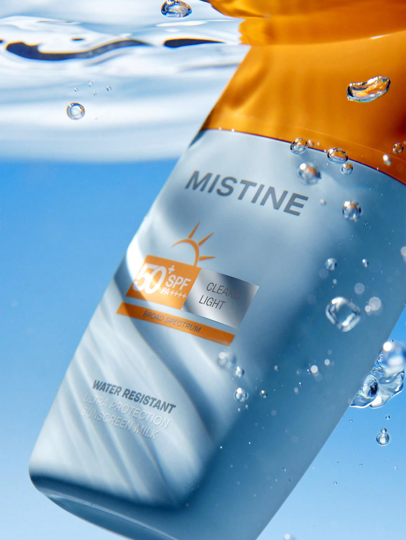 MISTINE 2024 New Version CLEAR&LIGHT SUNSCREEN MILK SPF50+ PA+++ 40ML กันแดดเนื้อบางเบา กันน้ำ ...