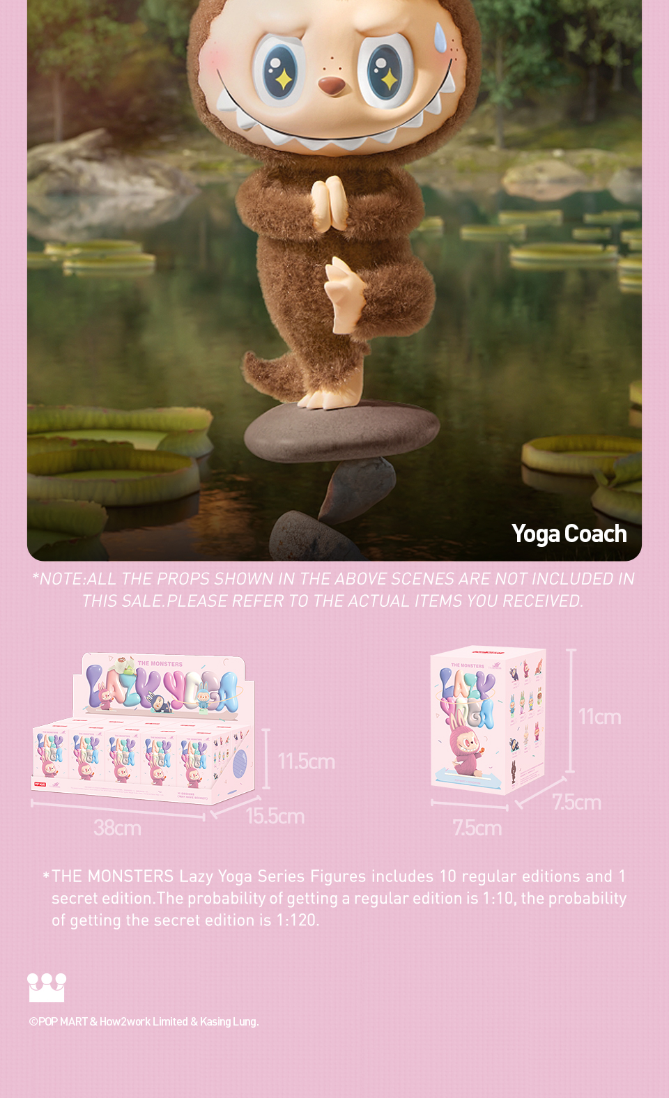 POP MART THE MONSTERS Lazy Yoga Series Figures (Whole Set) | Shopee ...