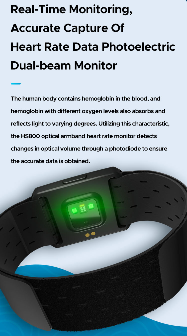Geoid HS800 Heart Rate Monitor Armband Fitness Tracker Ant สร้อยข้อมือ ...