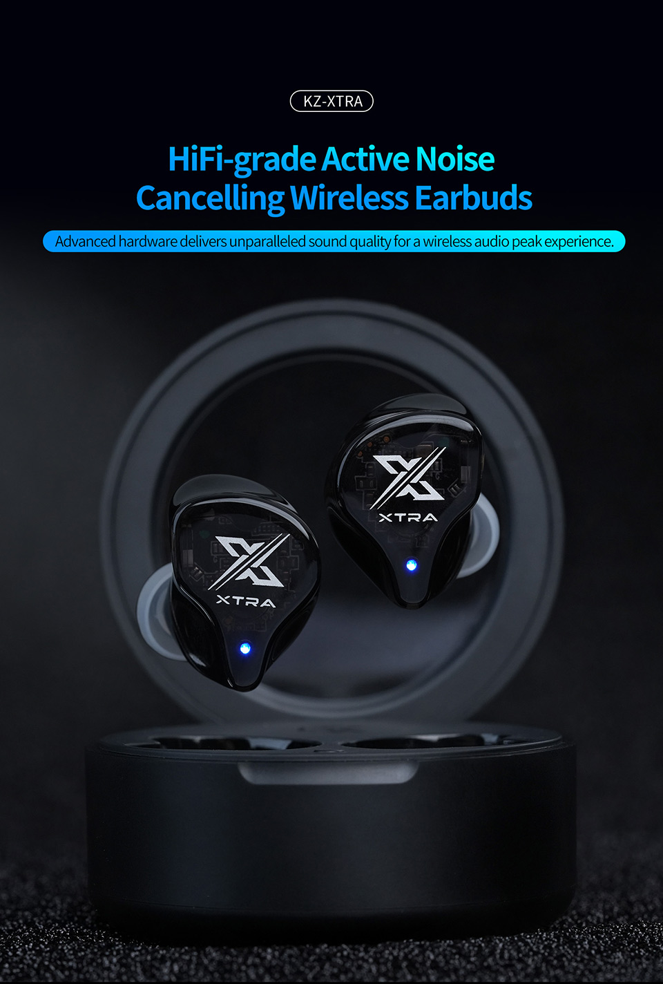 Kz Xtra TWS Noise Cancelling Bluetooth 5.4 หูฟังหูฟังไร้สาย True Multi ...
