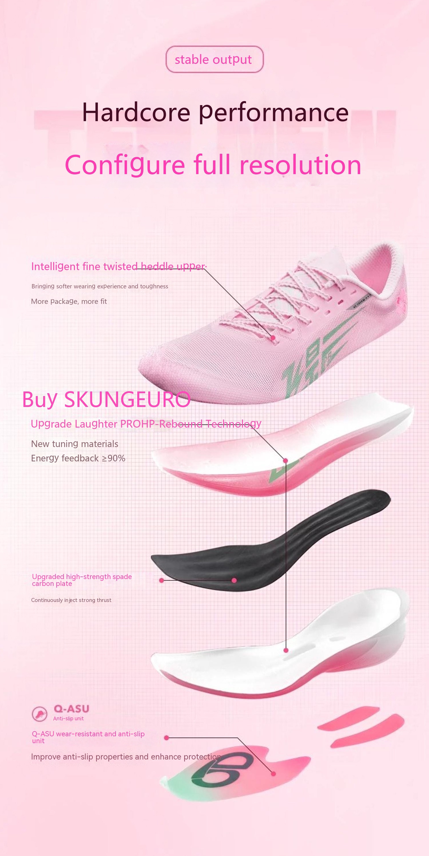 Qiaodan Feiying PB4.0 รองเท้าวิ่งผู้ชาย Professional Marathon Racing แผ่นคาร์บอน QDB023244299 ...