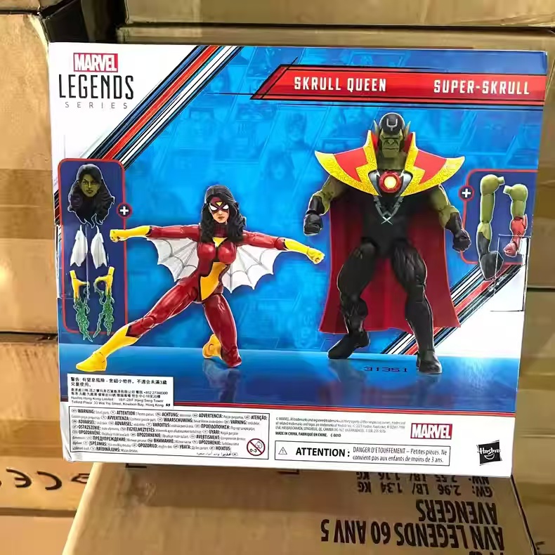 Marvel Legends Series Sprull Queen และ Super-Srull, Avengers 60th ...