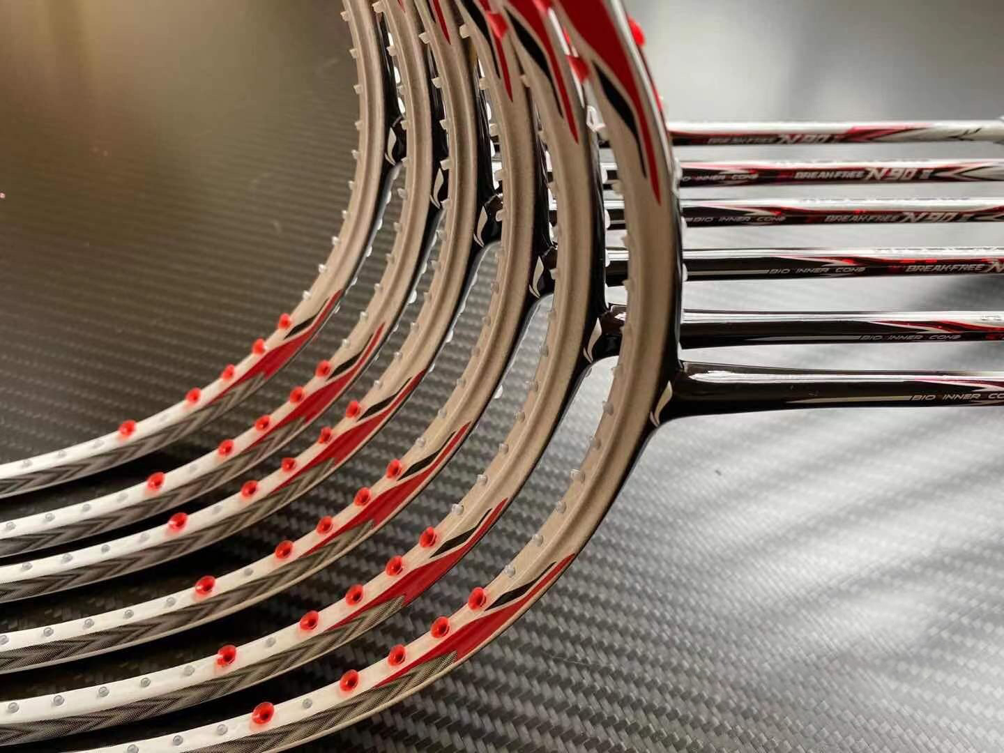 【จัดส่งในวันเดียวกัน】LINING ไม้แบดมินตัน 3D BREAK-FREE N90 III Lin Dan ...