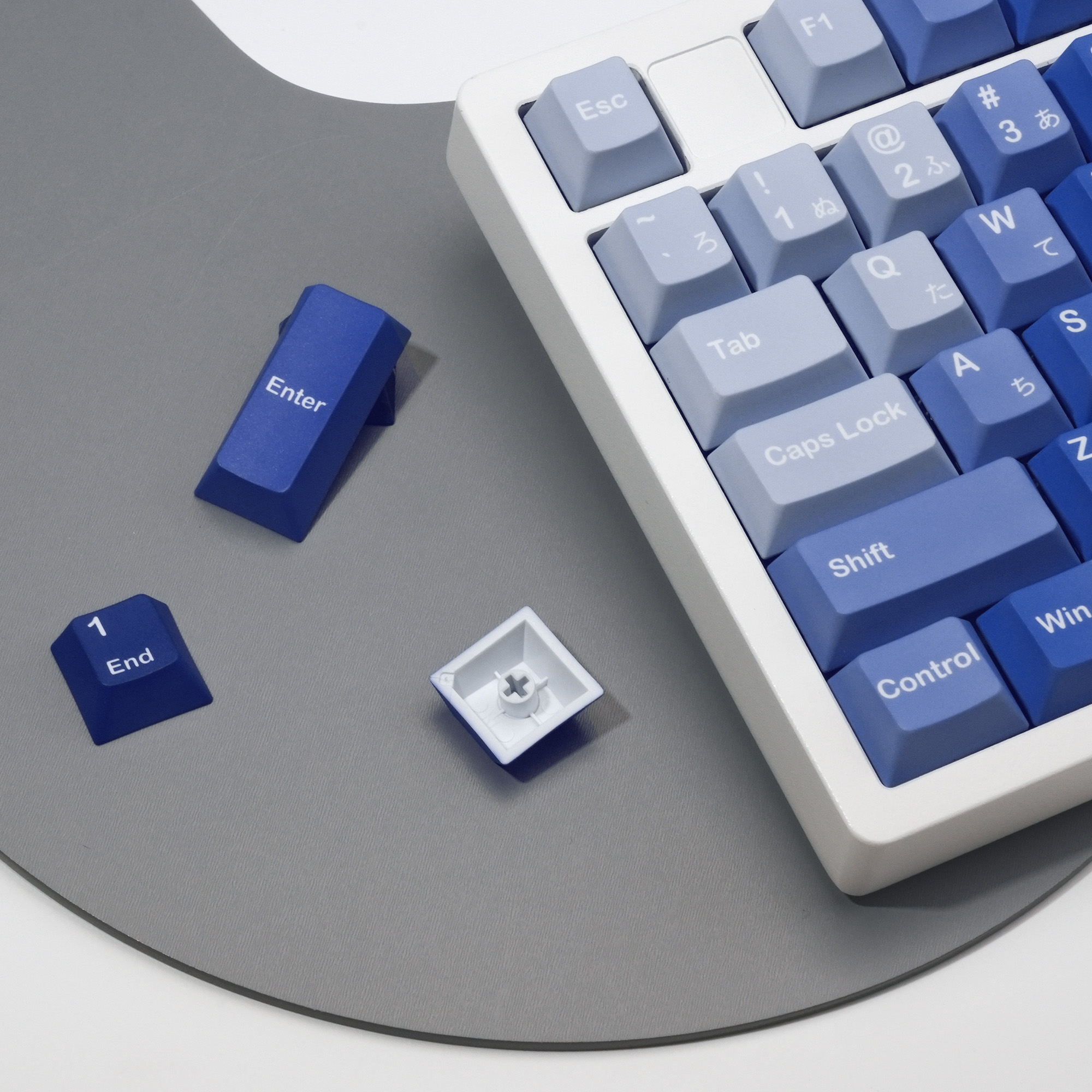 Xvx Kisara Tendo keycaps Cherry Profile Double shot Dye-Sub PBT Keycap ...