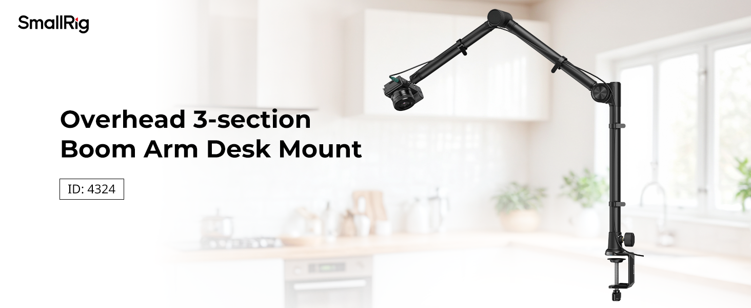 Smallrig Overhead 3 ส่วน Boom Arm Desk Mount 4324 | Shopee Thailand