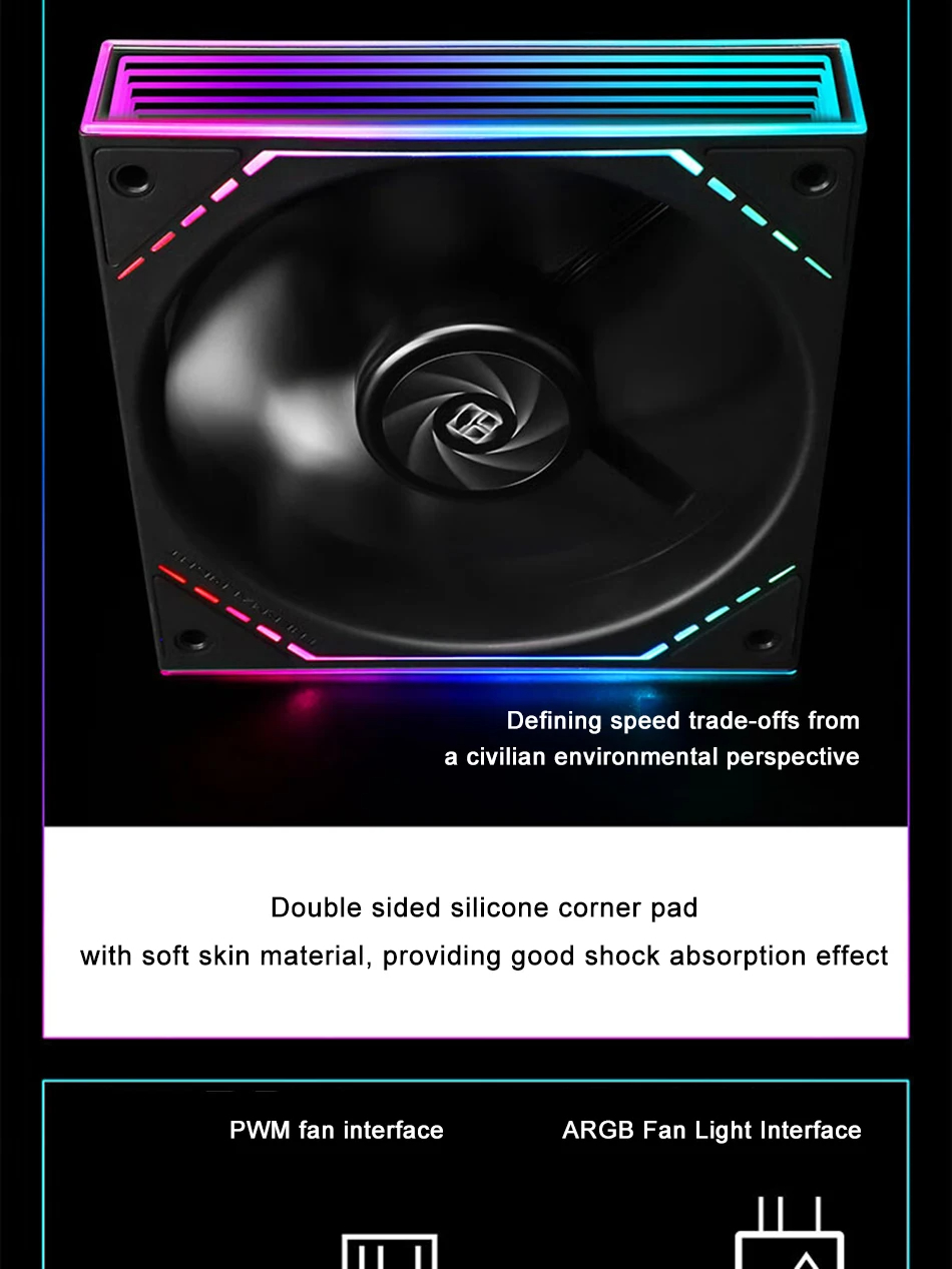 Thermalright TL-M12 ARGB Case Fan 120mm CPU Cooler Fan ความเร็ว 1500RPM ...