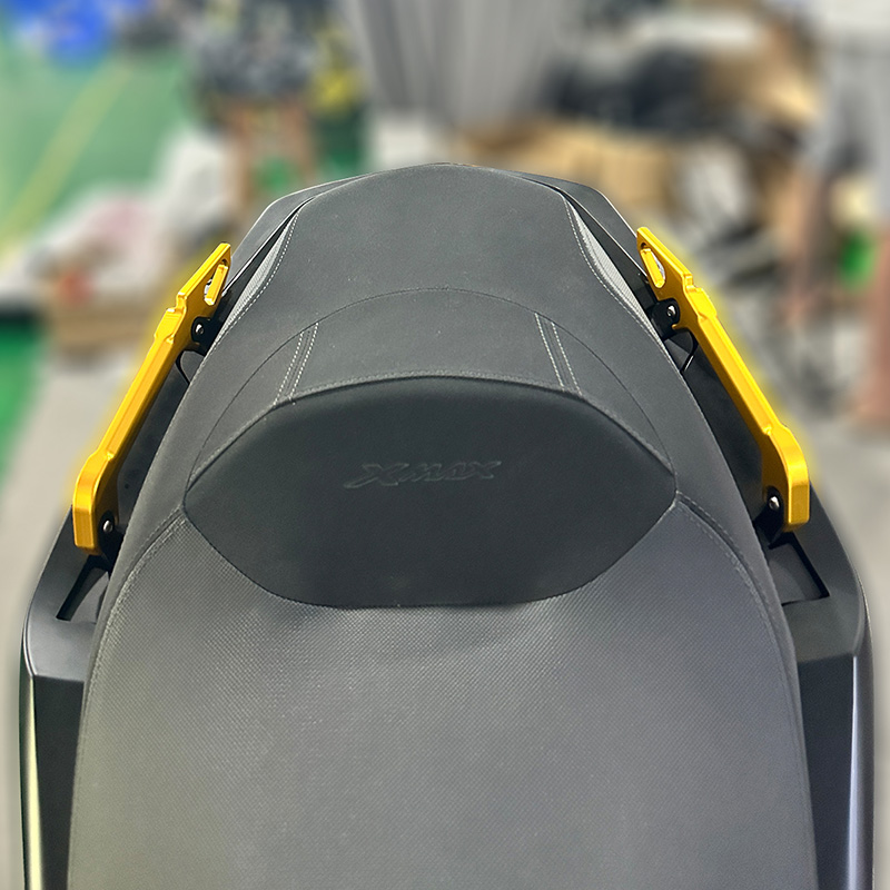 SEMSPEEDสําหรับYamaha Xmax 400 300 250 125 2017-2024 รถจักรยานยนต์CNCผู้โดยสารด้านหลังArm Rest ...