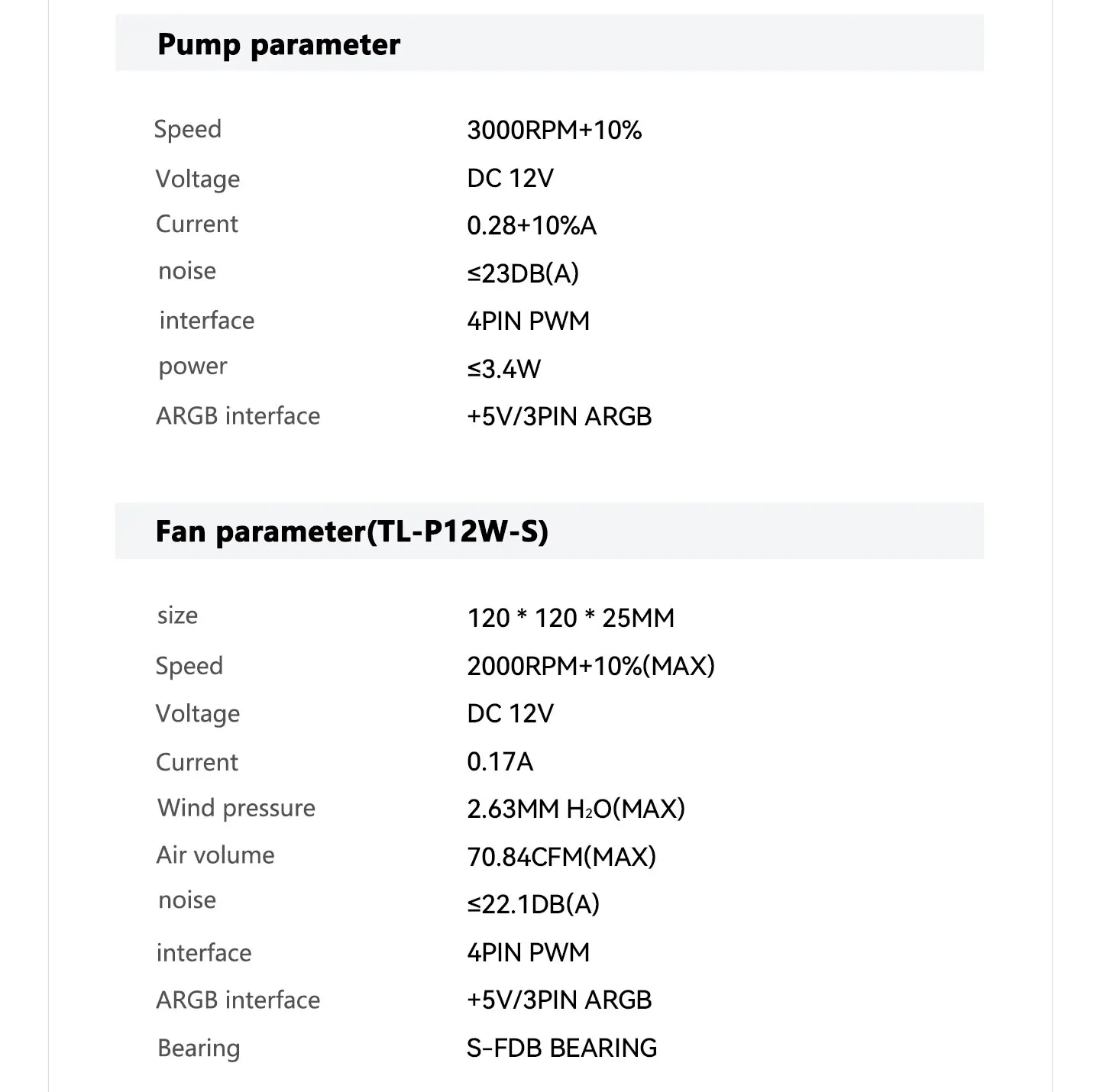 Thermalright FW240/360 ARGB CPU Liquid Cooler 2.4 นิ้ว IPS PWM ควบคุมปั๊มสีขาว 3300RPM 3 * PWM ...