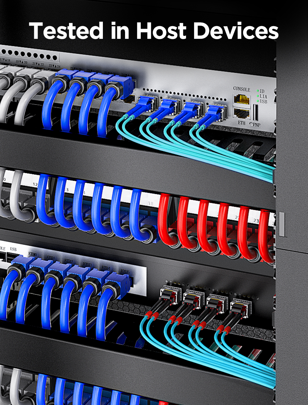 Ampcom 1.25G LC SFP Multi-mode Duplex Optic โมดูล 1000BASE-SX SFP 850nm 550m DOM LC MMF ...