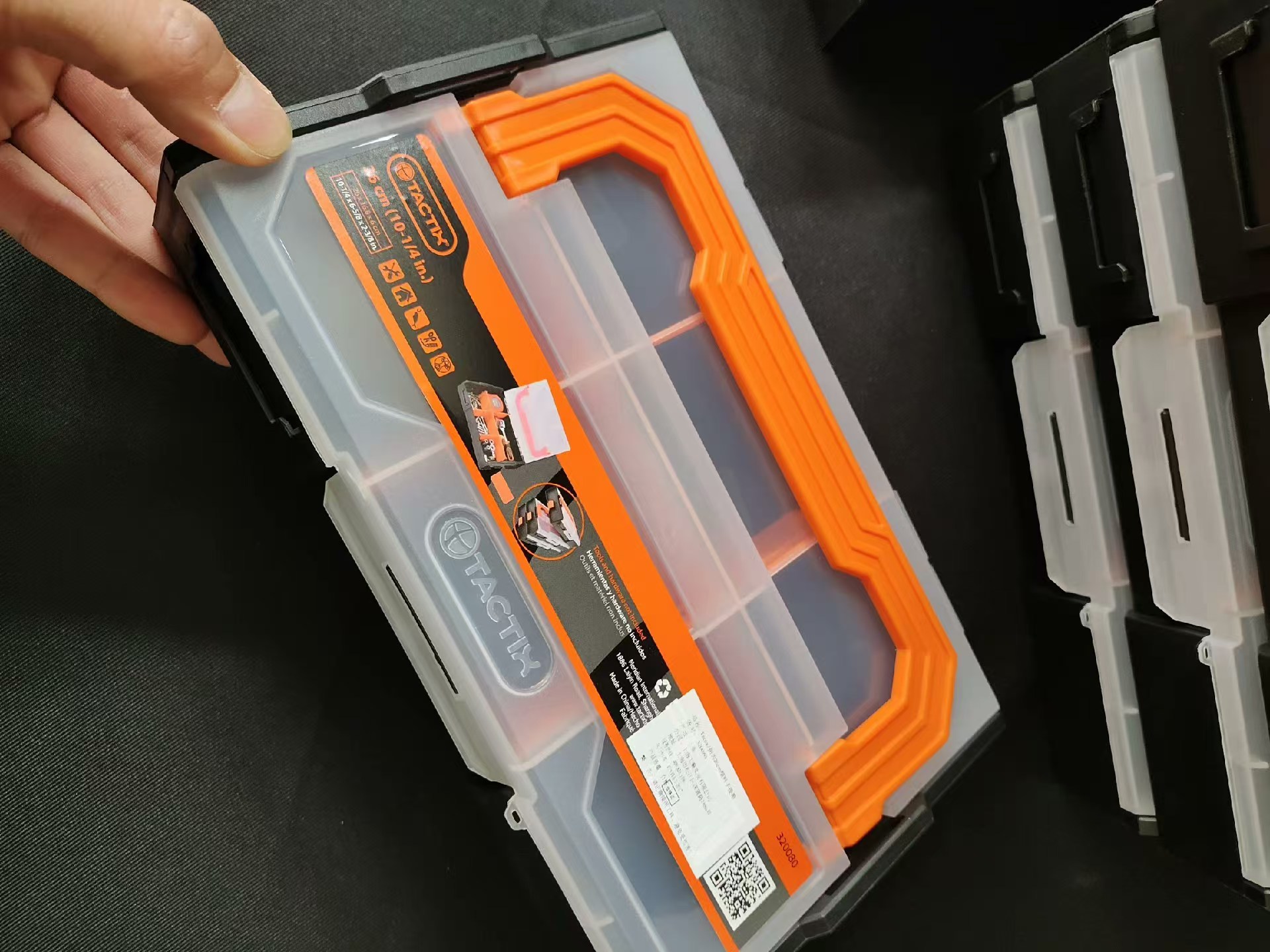 Tactix 320080Stackable Parts Box Combinable Small Box Plastic Multi ...