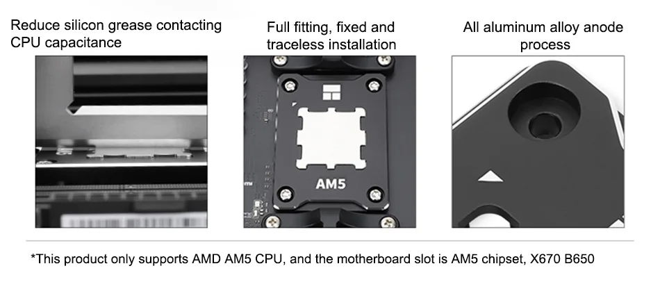 Thermalright AMD AM5 Secure Frame CPU Bending Contact Frame AM5 Holder ...