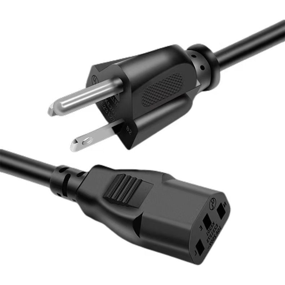 1.2m US Power Cable Euro Plug IEC C13 AC Power Supply สายไฟสําหรับ PC ...