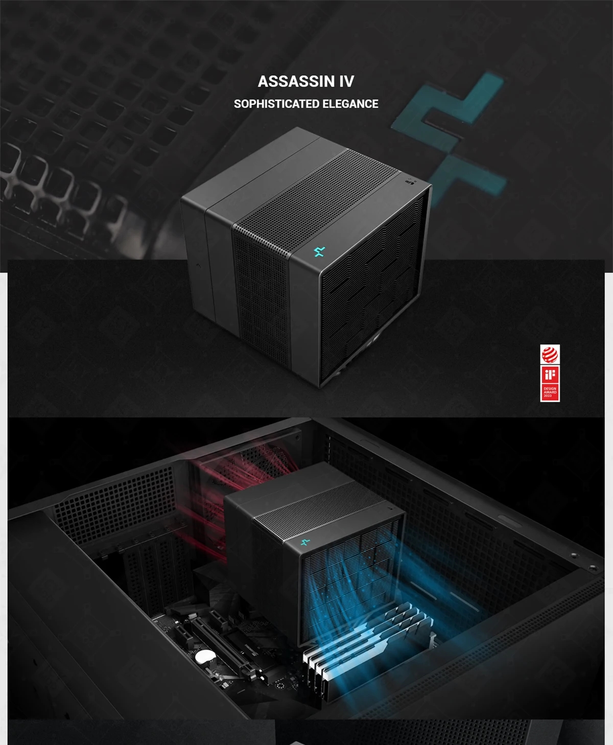 Deepcool ASSASSIN IV 4S CPU air cooler dual towers 7 ท่อความร้อน 280W ...