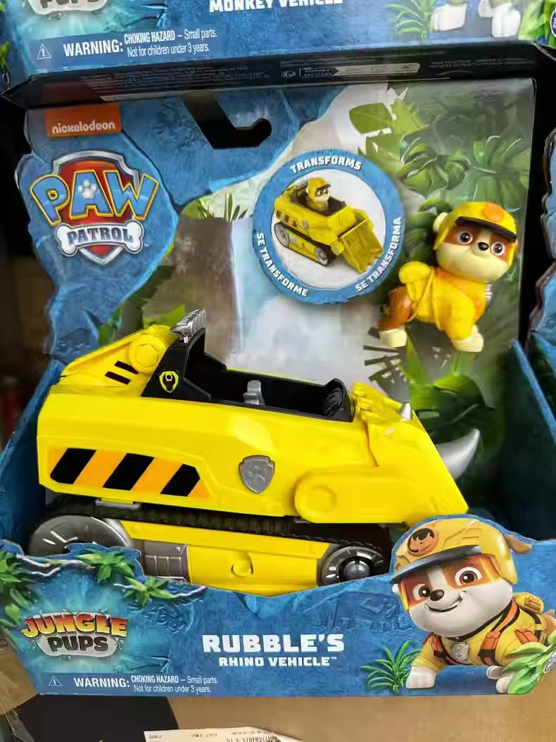Paw Patrol Jungle Pups, Rubble Rhino Vehicle, Toy Truck with ...