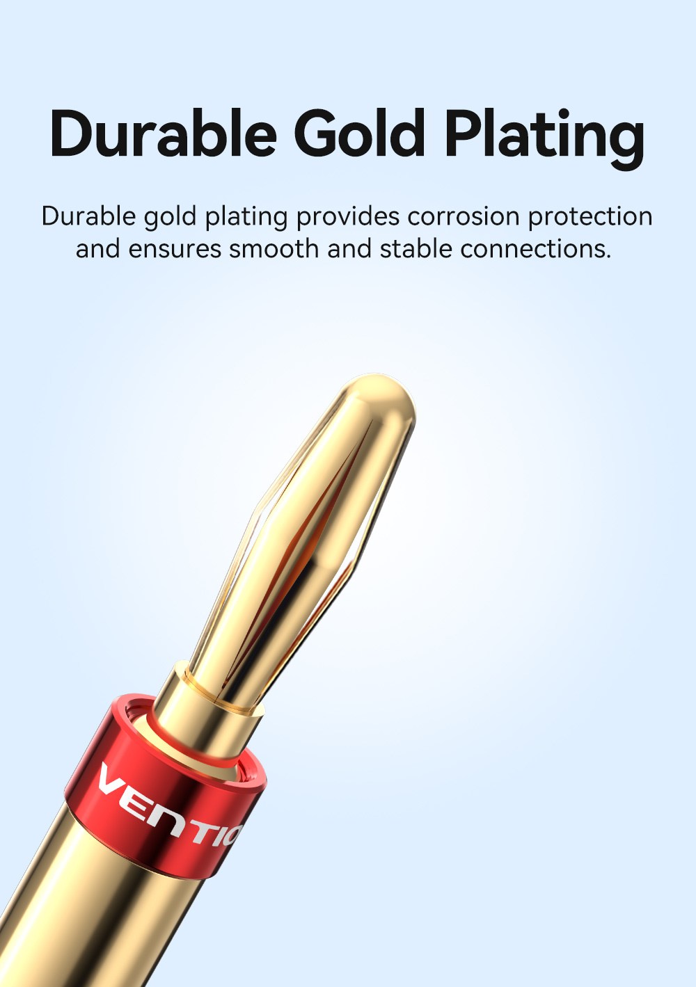 Vention Speaker Banana Plugs Aluminium Alloy for Speaker Binding post ...