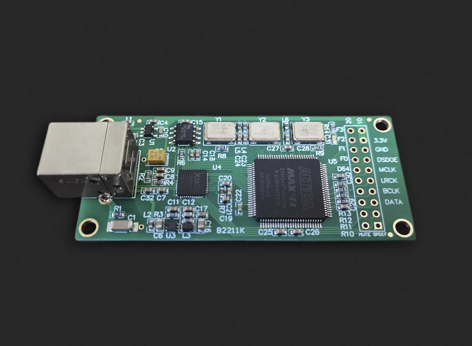 ⭐Xmos XU208 โมดูลอินเทอร์เฟซดิจิตอล USB ถึง I2S/IIS Stepper Card DSD256/PCM384 | Shopee Thailand