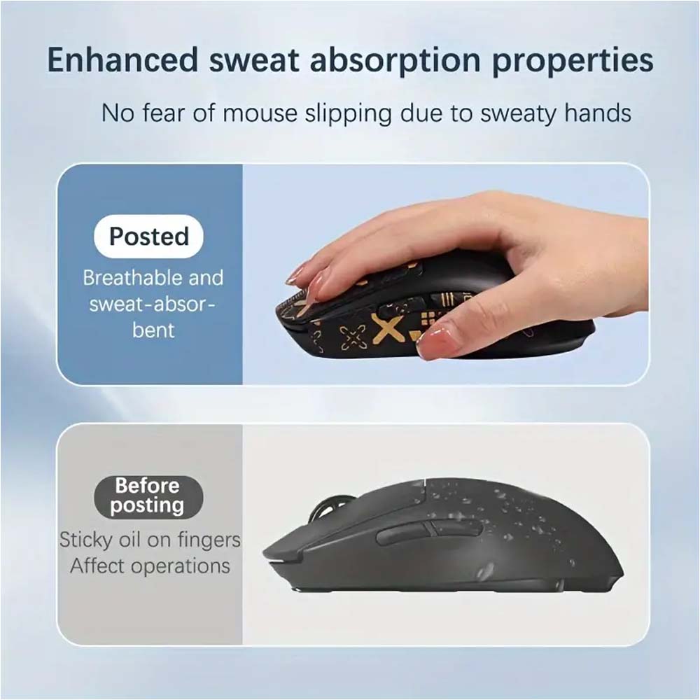 สติ๊กเกอร์จับเมาส์สําหรับ Logitech GPW Gen 2 Anti Slip, ฟิล์มป้องกันดูด ...