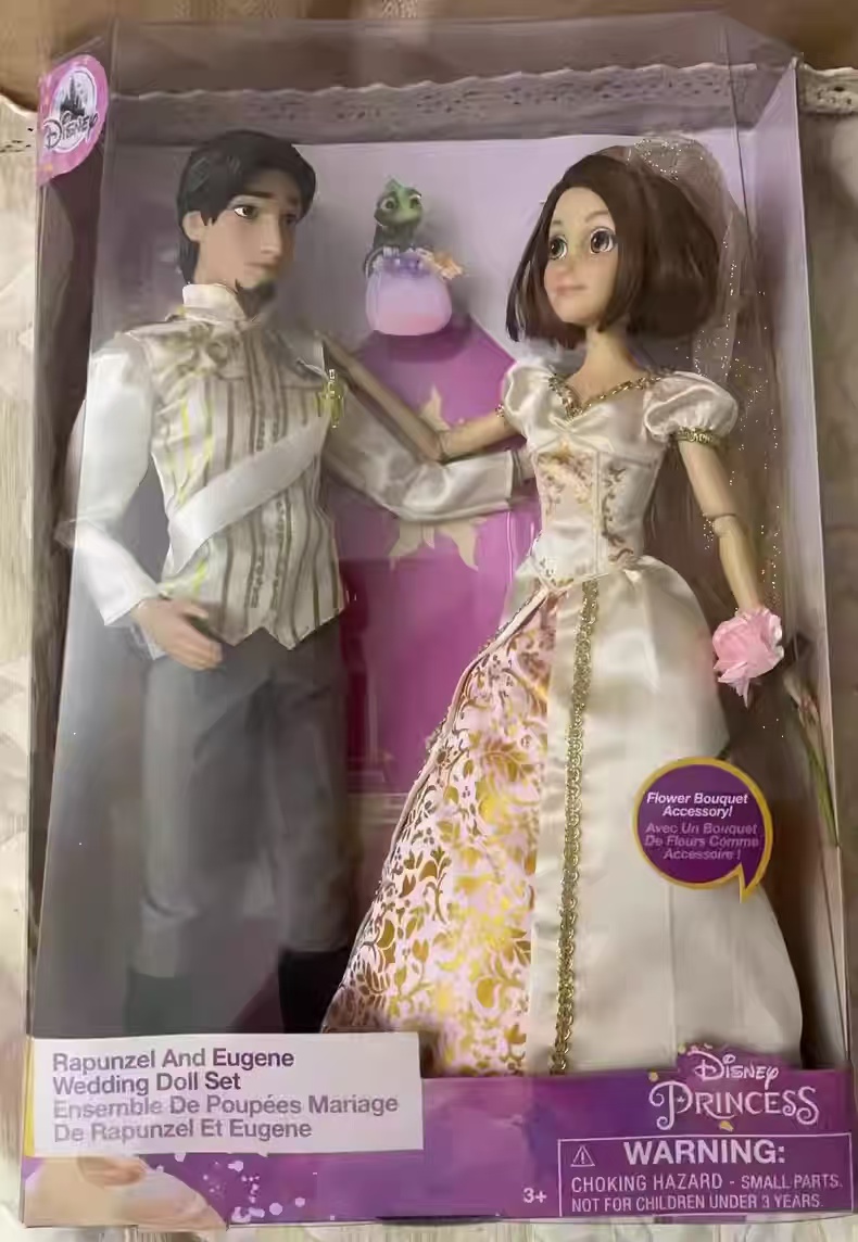 Disney Princess Classic Rapunzel And Eugene Wedding Doll 2 Pack Set 2610