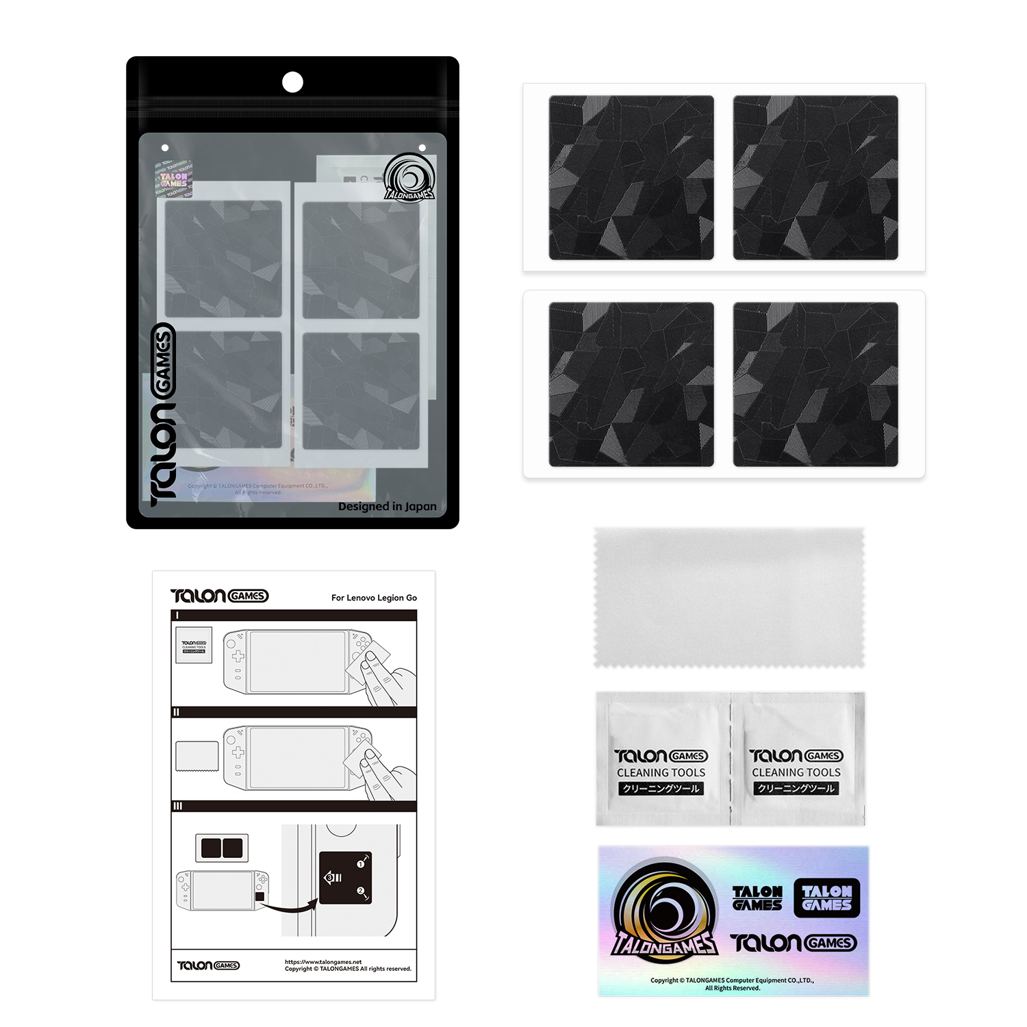 TALONGAMES เหมาะสําหรับ Legion Go Touchpad สติกเกอร์ป้องกันรอยขีดข่วน ...