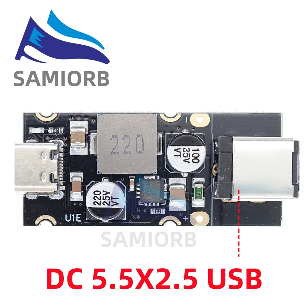 Samirob QC4.0 QC3.0 Type-C USB PD65W Fast Charging อะแดปเตอร์โมดูล DC8 ...