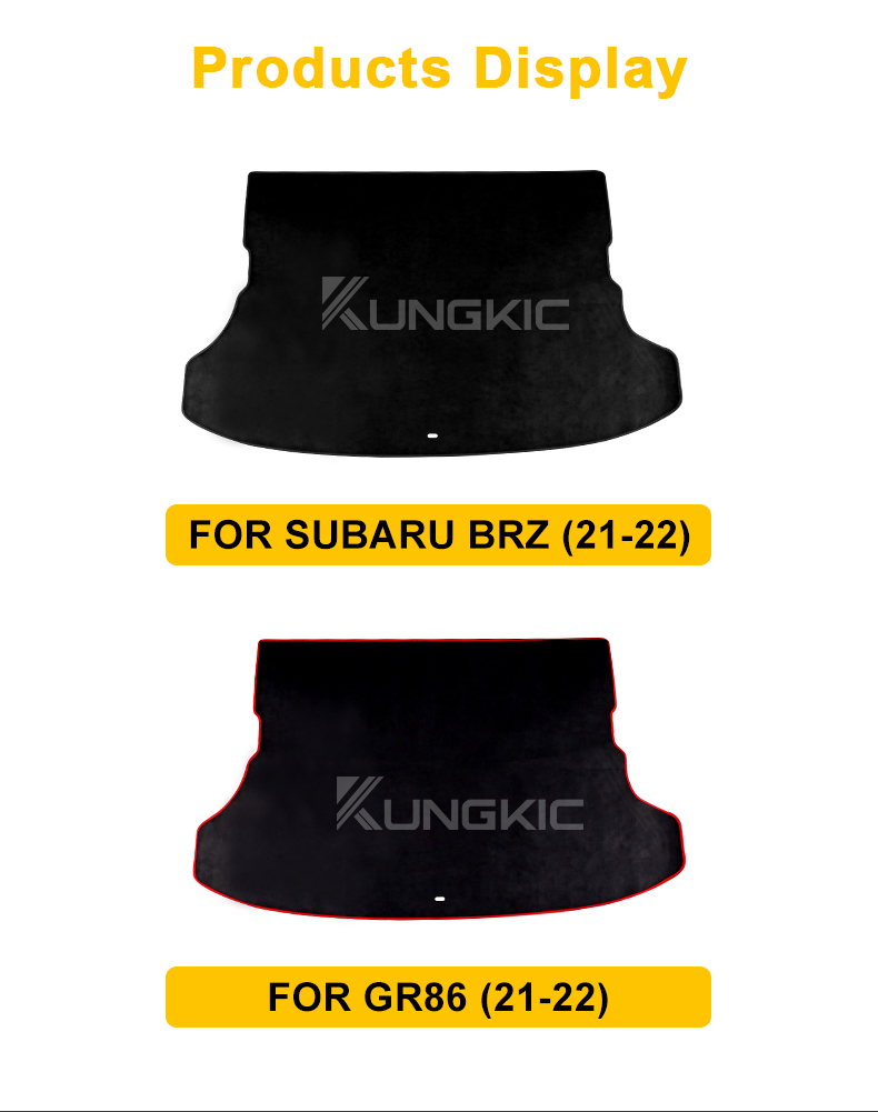 สําหรับ Subaru BRZ Toyota GR86 2021-2025 Boot Mat ด้านหลังรถ Trunk Mat ...