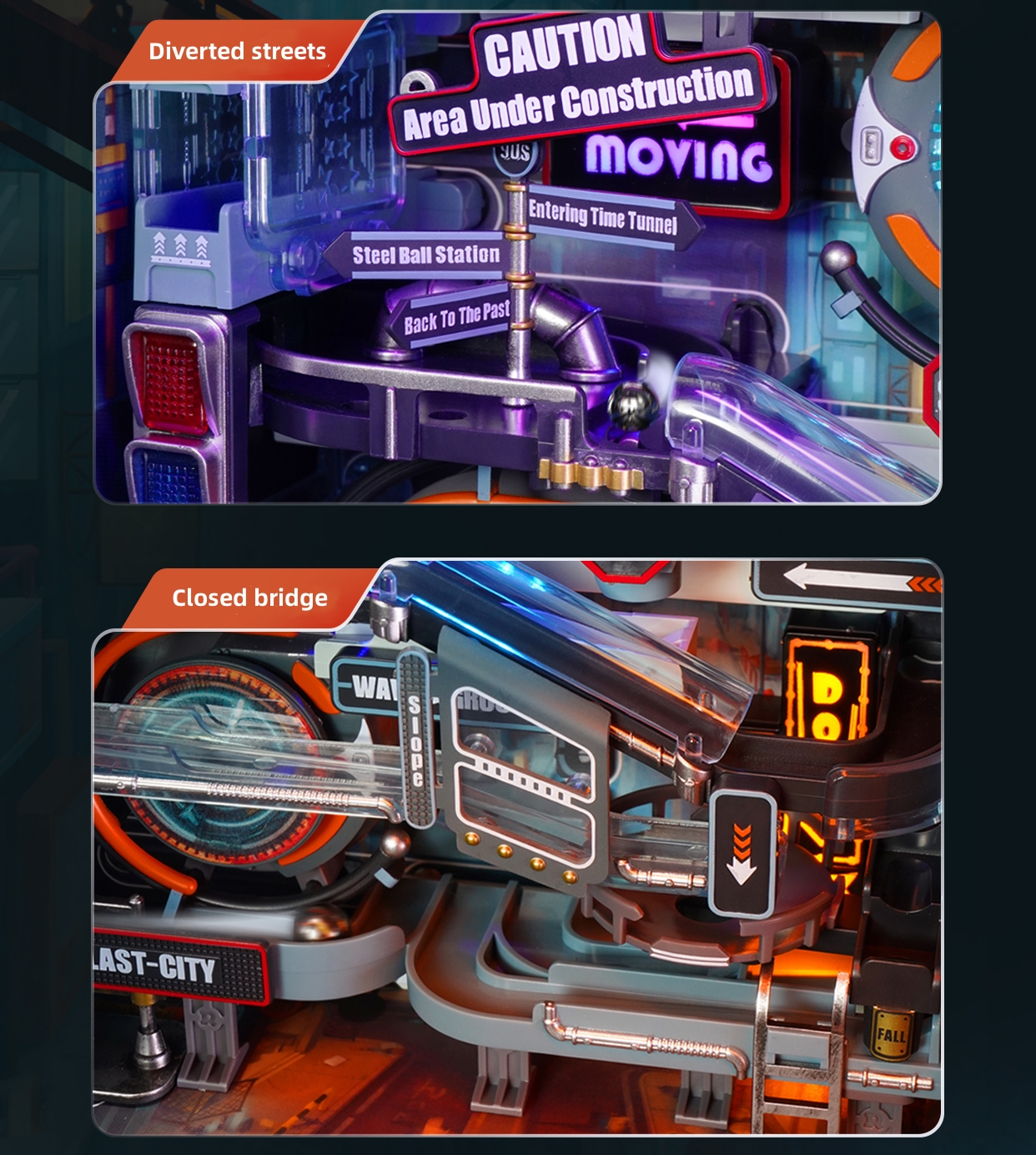 Robotime Parallel World Future City 3D ปริศนาปริศนาประกอบบล็อกของเล่น ...