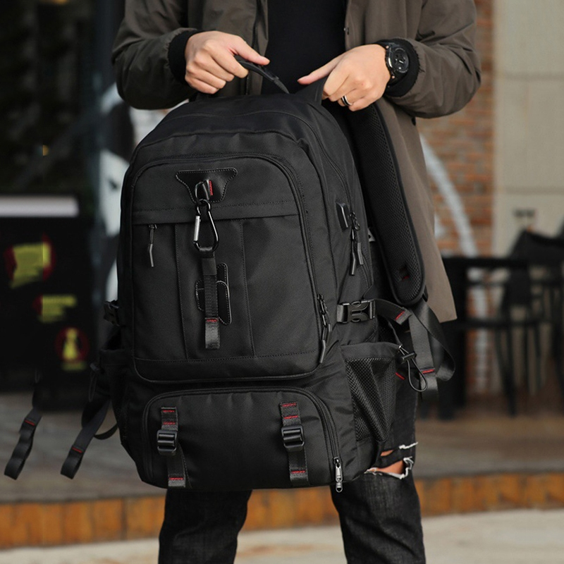 กระเป๋าเป้สะพายหลังสําหรับผู้ชาย กันน้ํา ความจุขนาดใหญ่ กระเป๋าเป้ ...