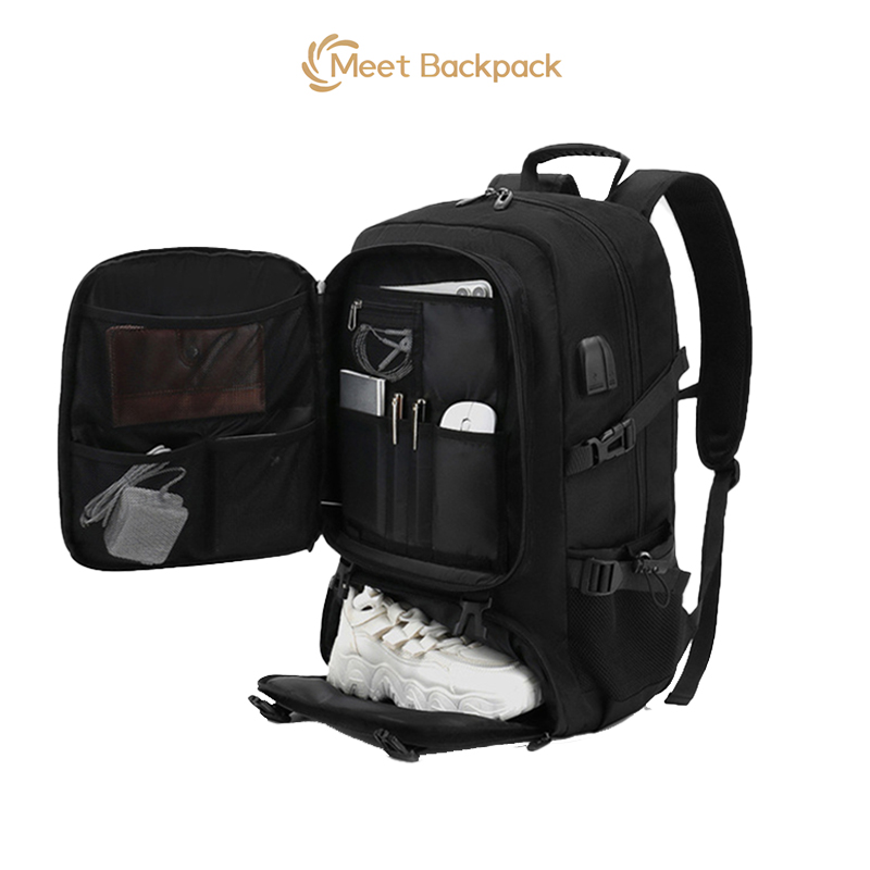 กระเป๋าเป้สะพายหลังสําหรับผู้ชาย กันน้ํา ความจุขนาดใหญ่ กระเป๋าเป้ ...